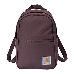 Carhartt Classic Mini Backpack, Durable, Water-Resistant Backpack with Adjustable Shoulder Straps, Wine