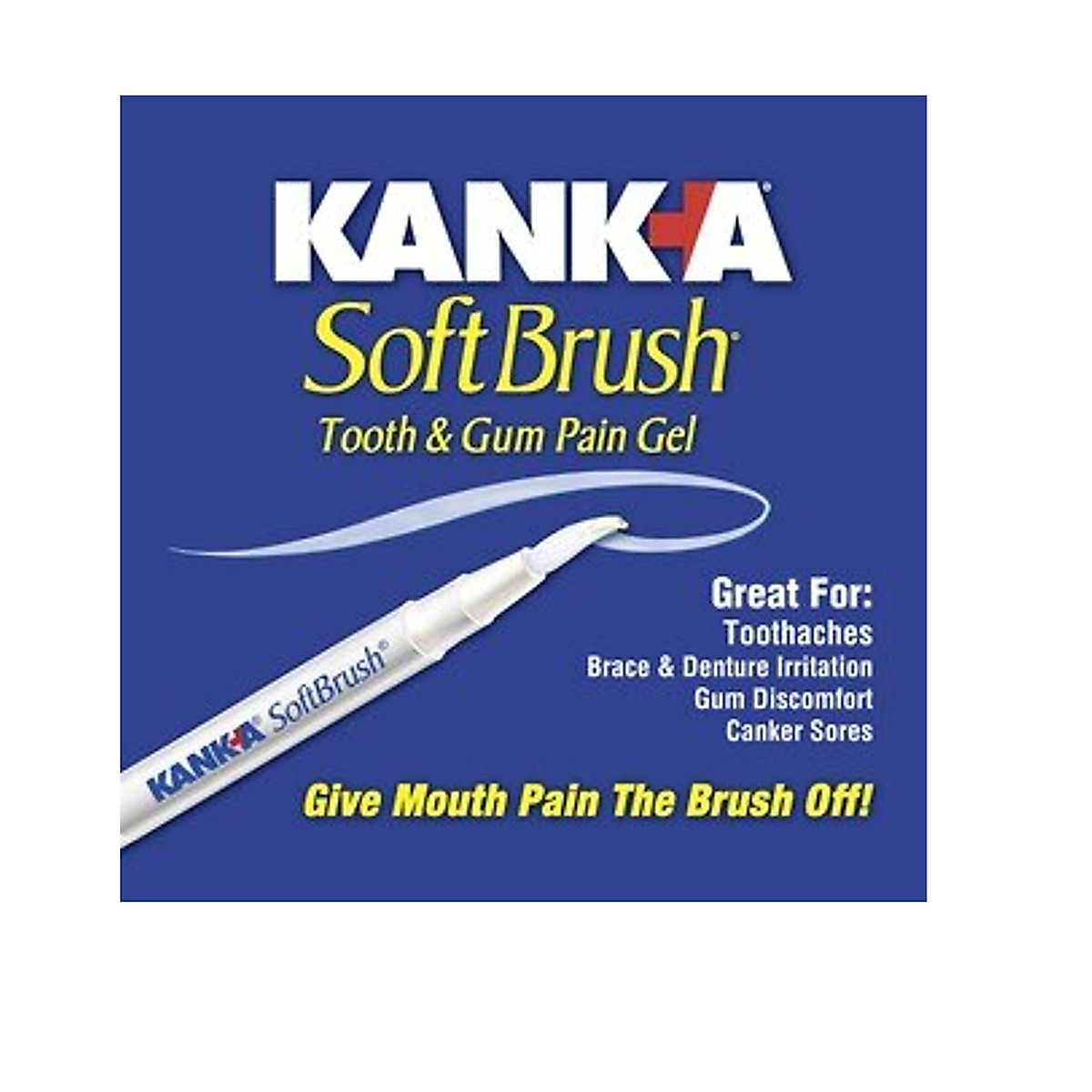 Kank-A Soft Brush Tooth & Gum Pain Gel - 0.07 oz, Pack of 5