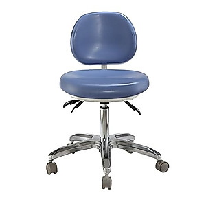 SFKLYU Dental Doctor's Chair Dentist Stools PU Leather Adjustable Backrest, Height Dentist Chair for Clinic, Dental, Shop, Lab Chair,B1
