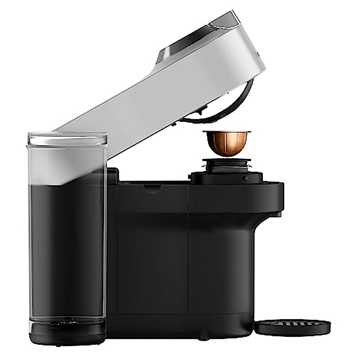 Nespresso Vertuo Pop+ Deluxe Coffee and Espresso Machine by De'Longhi, Silver