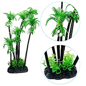 Woohome Miniature Trees Mixed Model Trees, Model Train Scenery Architecture Trees Fake Trees for Building Model, Model Scenery with No Bases for DIY Crafts (3 PCS)