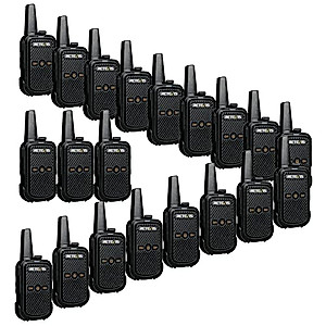 Retevis RT15 Radios Walkie Talkies 20 Pack, Business 2 Way Radios Rechargeable,Portable,USB Fast Charing,Hands Free,for Adults Restaurants Healthcare Retail Commercial