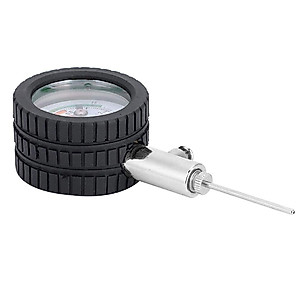 Ball Pressure Gauge Stainless Steel Accurate Air Pressure Gauge for Football Soccer Basketball Volleyball and Other Balls