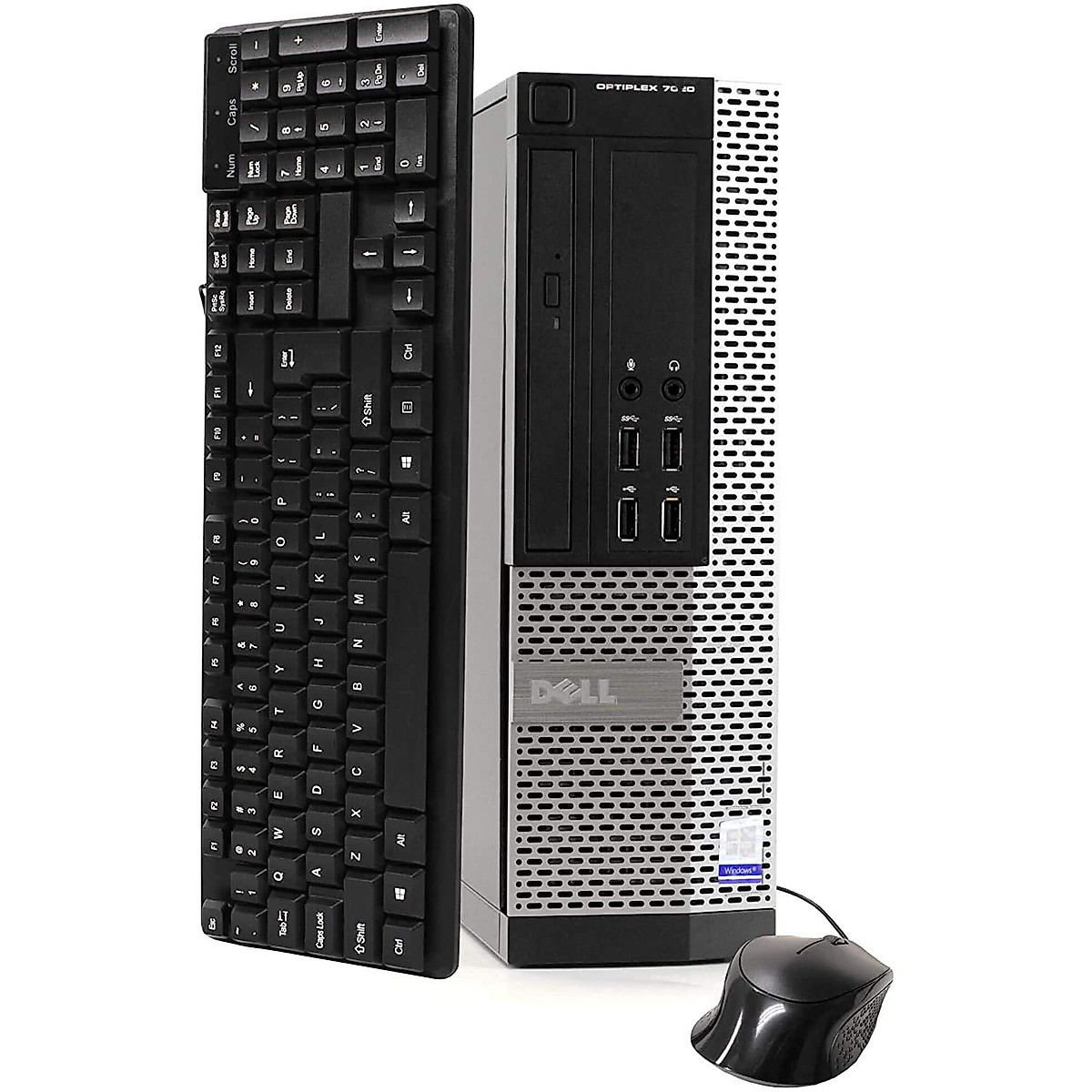 Dell Optiplex 7020 Desktop Computer, Intel Quad-Core i5-4570-3.2GHz, 16 GB RAM, 2TB +256GB SSD HDD, DVD, USB 3.0, WiFi, HDMI, Windows 10 Pro (Renewed)