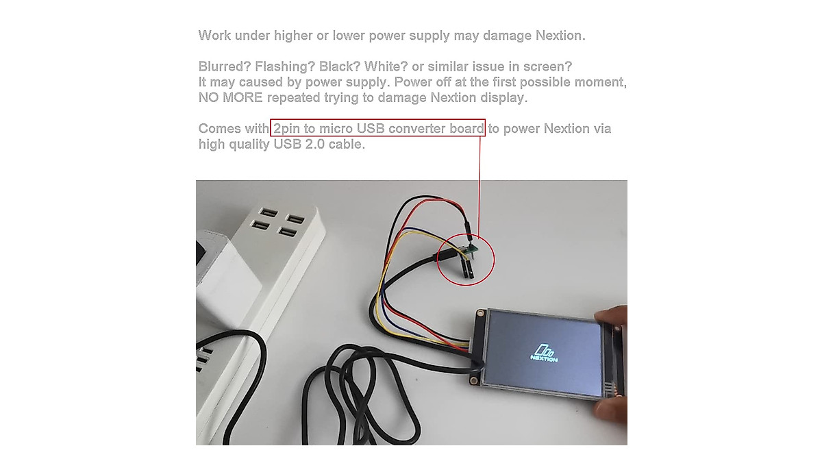Nextion Enhanced 3.2" Touch HMI Display for Arduino