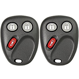 Pack of 2 Car Keyless Entry Remote Control Mushan Key Fob Fits for Chevrolet Silverado Equinos Suburban 2003-2006,Fits for Cadillac Escalade/for GMC Yukon 2003-2006