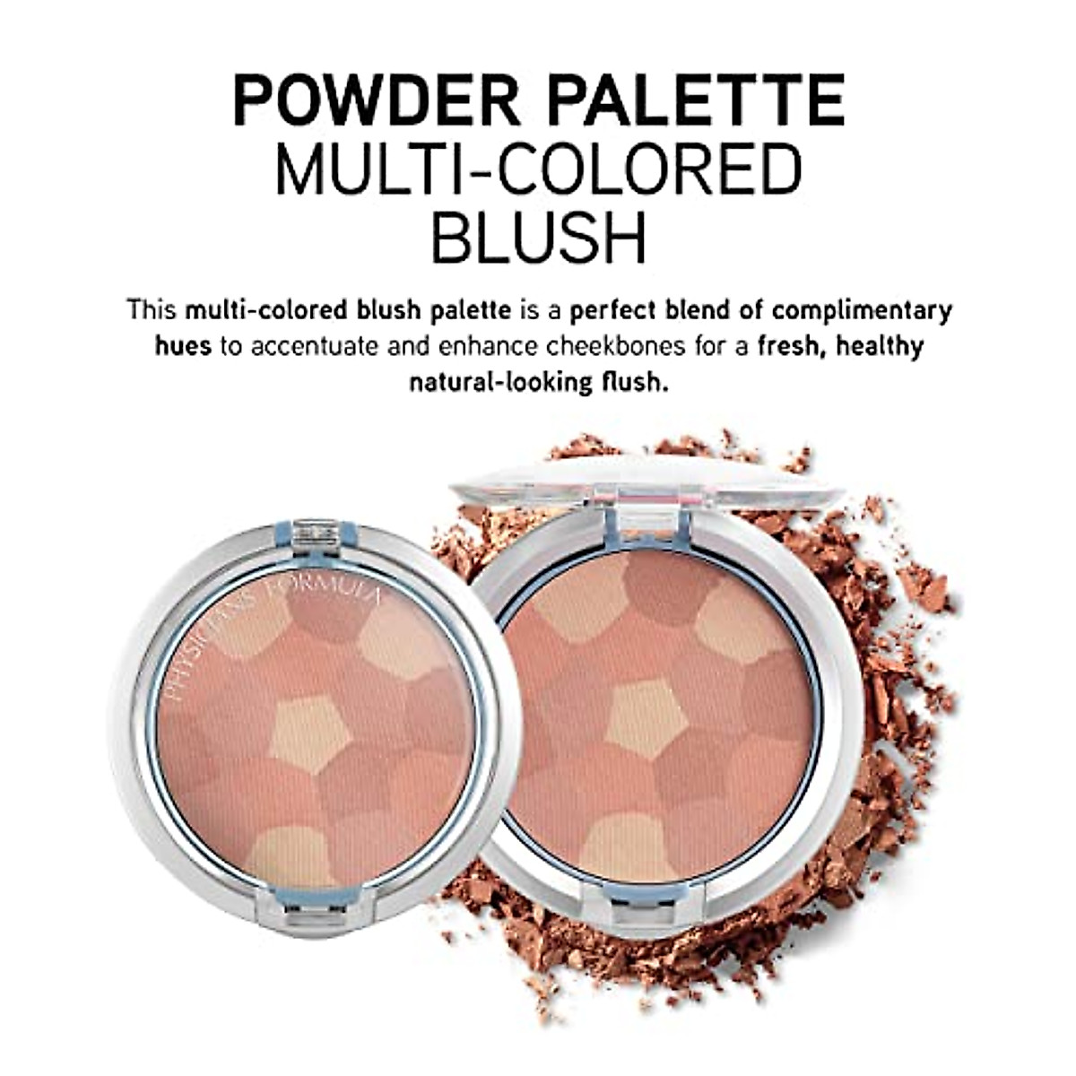 Physicians Formula Powder Palette Multi-Colored Blush Powder Blushing Natural, Dermatologist Tested