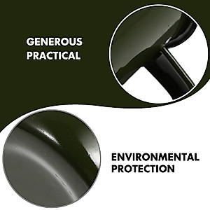 Hemoton Hiking Backpack Enamel Mug Cup Enamel Mug Vintage Iron Water Cup Small Tass Hot Pot Coffee Tin Mug Metal Camping Cup for Tea Beverage Whiskey Wine (Green) Hot Cocoa Mug Camping Gear