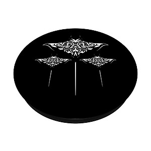 Hawaiian Tribal Scuba Diving Ocean Animal Stingray Manta Ray PopSockets Swappable PopGrip