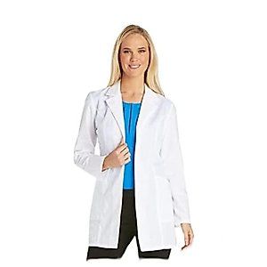 Cherokee Women's Fashion Whites 32" Lab Coat, XXX-Large