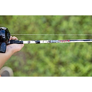 Abu Garcia 5’6" Ike Dude Youth Fishing Rod and Reel Spincast Combo, 2-Piece Rod, Size 6 Reel, Right Handle Position