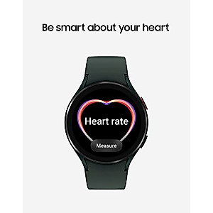 SAMSUNG Galaxy Watch 4, 44mm Smartwatch with ECG Monitor Tracker for Health Fitness Running Sleep Cycles GPS Fall Detection LTE US Version, Green (Renewed)