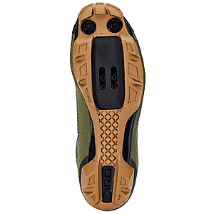 Giro Sector Men Clipless Mountain Bike Shoes - Olive/Gum (2021), 44