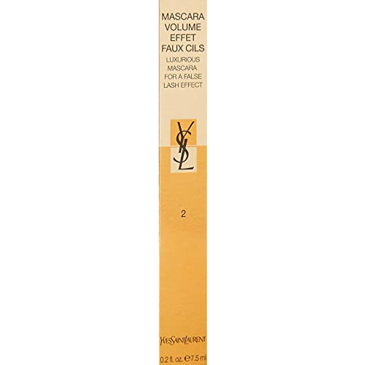Yves Saint Laurent Volume Effect Faux Cils Luxurious Mascara for Women, Rich Brown, 0.2 Ounce,C-YS-035-Y0
