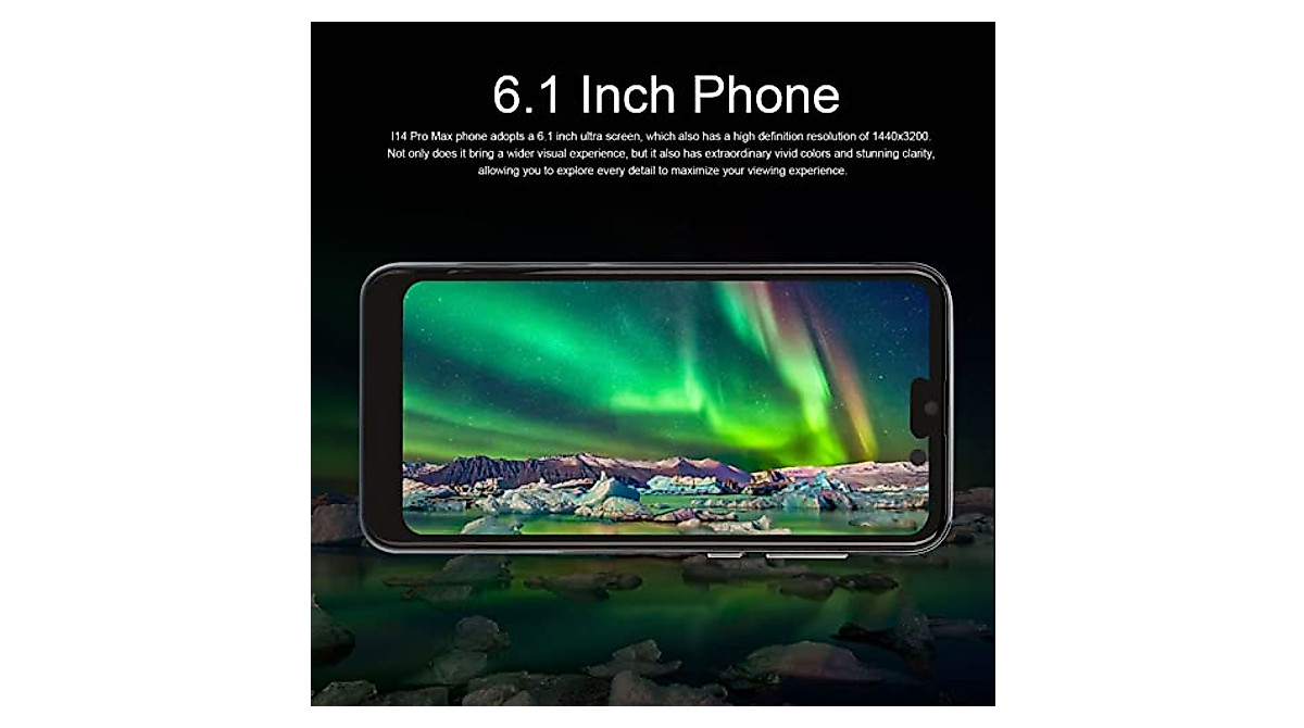 Hilitand iP14 Pro Unlocked Smartphone for 11, 4G Dual SIM Phone, 4GB ...