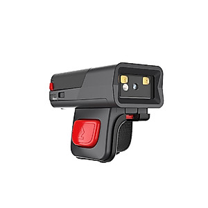 MEFERI MS300R Ring Scanner, Equip with SE4107 Zebra Scanner, Finger Scanner Bluetooth IP54 BT5.0 NFC 1000 mAh Battery, Barcode Scanner 1D/2D/QR Code Scanner, Left&Right-Handed Use, iOS/Android/Windows