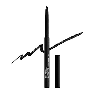 wet n wild Breakup Proof Retractable Gel Waterproof Eyeliner | Blackest Black | Quick Drying | Smudge Resistant | Long Lasting 16 Hour Wear | Ultra Fine