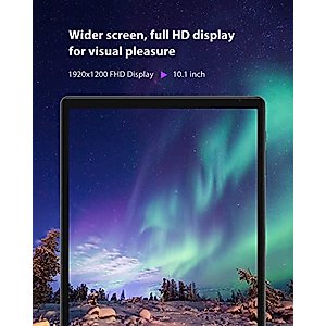 LNMBBS Tablet 10 Inch Android 11, Octa-Core 1.8GHz Processor,4GB RAM,64GB Storage,2.4G/5G WiFi,1080P FHD IPS Display,Tablet with Keyboard,13MP Rear Camera,Bluetooth 5.0,GPS,Face ID,Gray