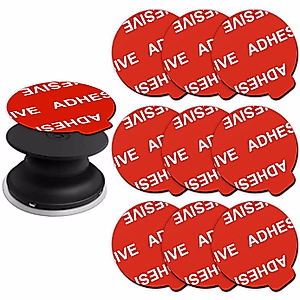 Very High Bond Sticky Adhesive, AZXYI 9 Pack Adhesive Replacement for Socket Base, 1.4 inches Double Sided Sticker Tapes for Phone Collapsible Grip & Stand Base