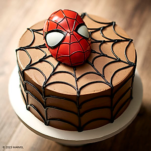 DecoSet® Marvel Spider-Man™ Ultimate Light Up Eyes Cake Topper, 1-Piece Cake Topper Set, Superhero Head with Lights