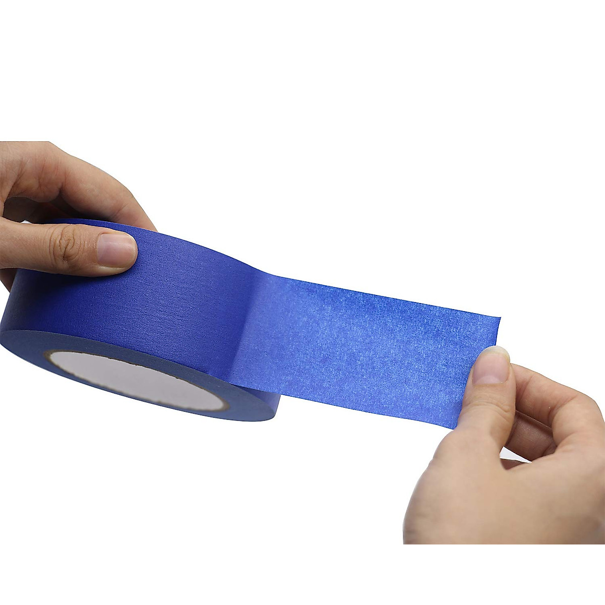 BOMEI PACK 4 Pack Blue Painters Tape, 1/2" 3/4" 1” 2” x 60yds, Multi Size Painting Masking Tape, Clean Release Paper Tape for Home and Office