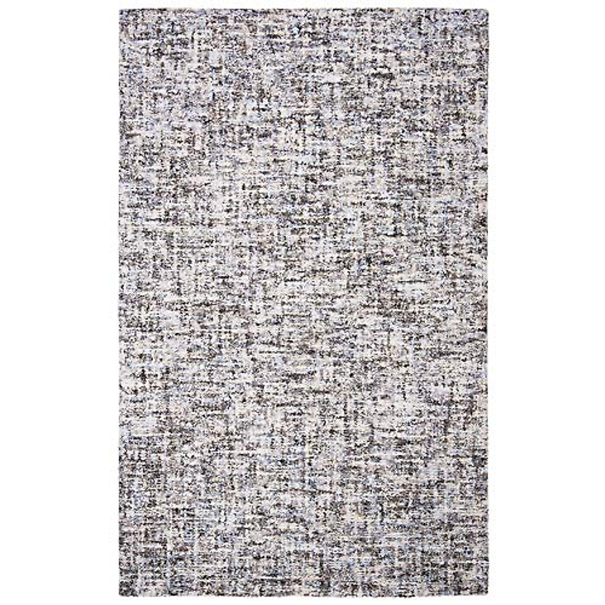 SAFAVIEH Abstract Collection 6' x 9' Grey/Beige ABT623F Handmade Premium Wool & Viscose Area Rug