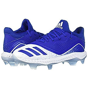 adidas Women's Icon V Bounce TPU Baseball Shoe, Collegiate Royal/Collegiate Royal/Glow Blue, 12.5 M US