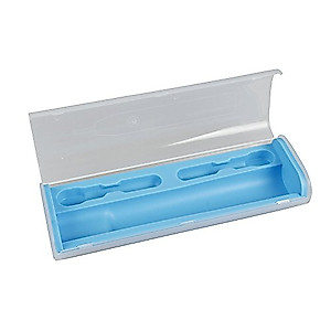 Hermitshell Plastic Travel Case Carrying Bag Fits Braun Oral-B Pro 1000 / Vitality/Pro-Health Precision Power Rechargeable Electric Toothbrush Powered (Blue)
