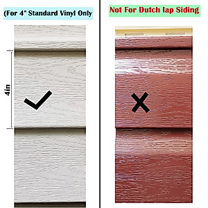 Vinyl Siding Mount Compatible with Ring Video Doorbell Pro, [Only for Pro Version] (4" Standard Vinyl Siding Only,Not for Dutchlap Siding)