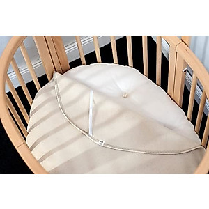 Home of Wool Washable 100% Wool Crib Mattress Waterproof Protector/Puddle Pad - 28 x 52? (71 x 132 cm)