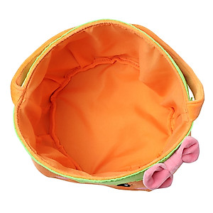 THOVSMOON Halloween Trick or Treat Bags,Halloween Candy Basket Tote, Tote Gift bucket for Halloween Party Favor Supplies (Pumpkin)