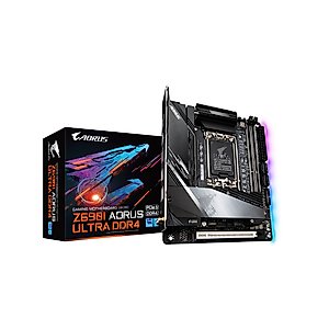 GIGABYTE Z690I AORUS Ultra DDR4 (LGA 1700/ Intel Z690/ Mini-ITX/ DDR4/ Dual M.2/ PCIe 5.0/ USB 3.2 Gen2X2 Type-C/WiFi 6/ Intel 2.5 GbE LAN/Gaming Motherboard)