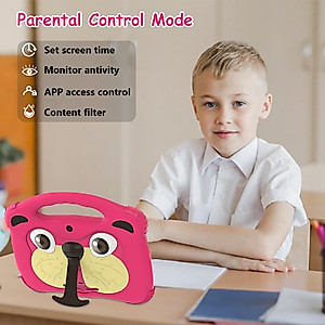 Kids Tablet, 7 Inch Android 12.0 Tablet for Kids, 2 GB RAM 32 GB ROM, Parental Control Mode Tablets for Kids with Drop-prool Case, Google GMS Certified, Wi-Fi, Dual Camera, Eucational, Games