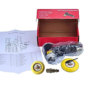 2" and 3" Random Orbital Air Sander, Pneumatic Sander for auto sanding tools, Dual Action Polisher, air angle sander, pneumatic angle sander
