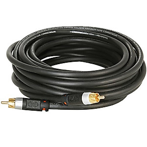 Mediabridge™ Ultra Series Digital Audio Coaxial Cable (15 Feet) - Dual Shielded with RCA to RCA Gold-Plated Connectors - Black - (Part# CJ15-6BR-G2)