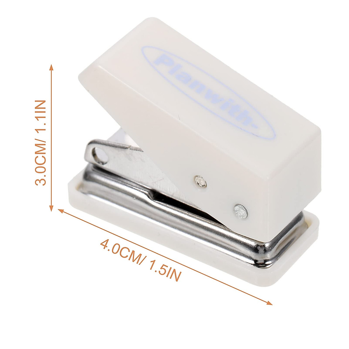 Staplers for Desk Mini Stapler 1 Set Desk Accessory Kits 3 in 1 Desktop Stapler Hole Punch Tape Dispenser Office Supplies Set for Office Home Stationery Gift White Mini Binder