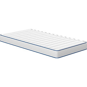 Nautica Home, 6" Relieve Innerspring Hybrid Mattress, Quilted Memory Foam Cover, High Density Comfort Latex Foam Layer with Bonnell Support Coil Springs Base