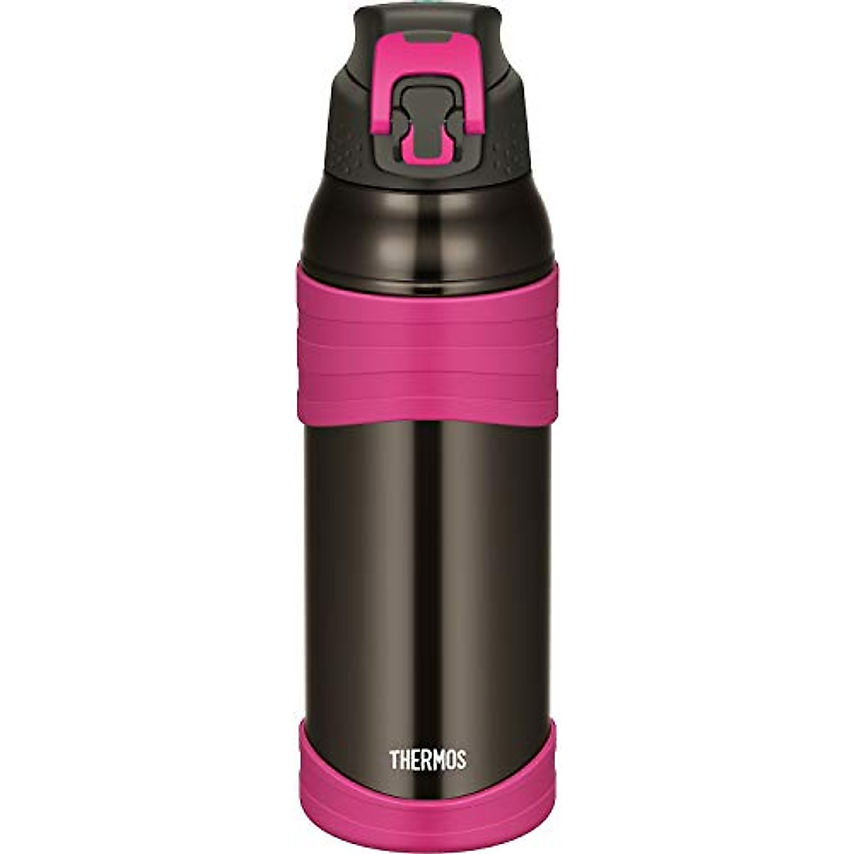 Thermos FJC-1000 CH-PK Water Bottle, Vacuum Insulated Sports Bottle, 33.8 fl oz (1.0 L), Charcoal Pink, Cold Insulation Only