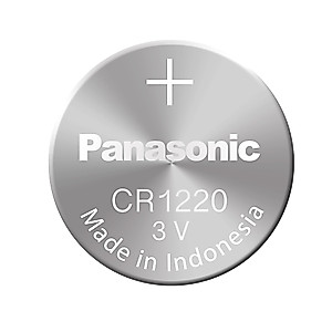 PANASONIC BATTERIES - CR1220 - BATTERY, LITHIUM, 3V, COIN CELL