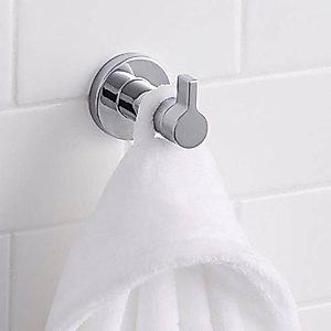 Glacier Bay Modern Single Robe Hook in Chrome