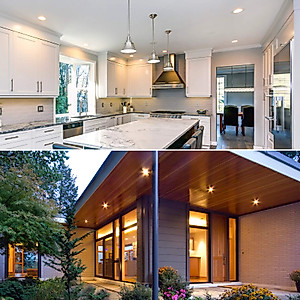 LUXRITE 6 Pack PAR20 LED Bulbs, 50W Equivalent, 2700K Warm White, Dimmable LED Spotlight Bulb, Indoor Outdoor, 7W, 500 Lumens, Wet Rated, E26 Standard Base, UL Listed