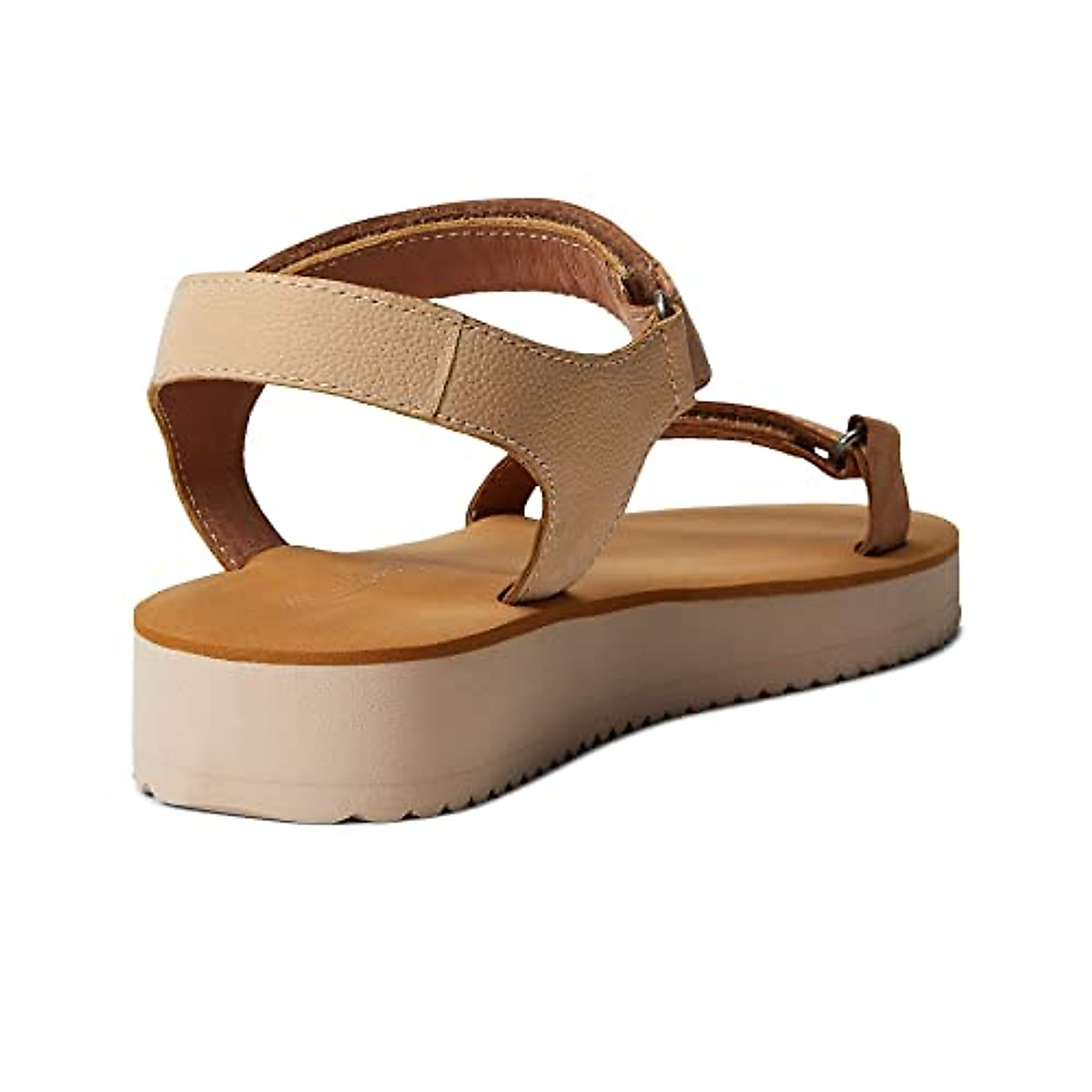 Madewell The Maggie Sandal in Colorblock Sandstone Multi 9 M