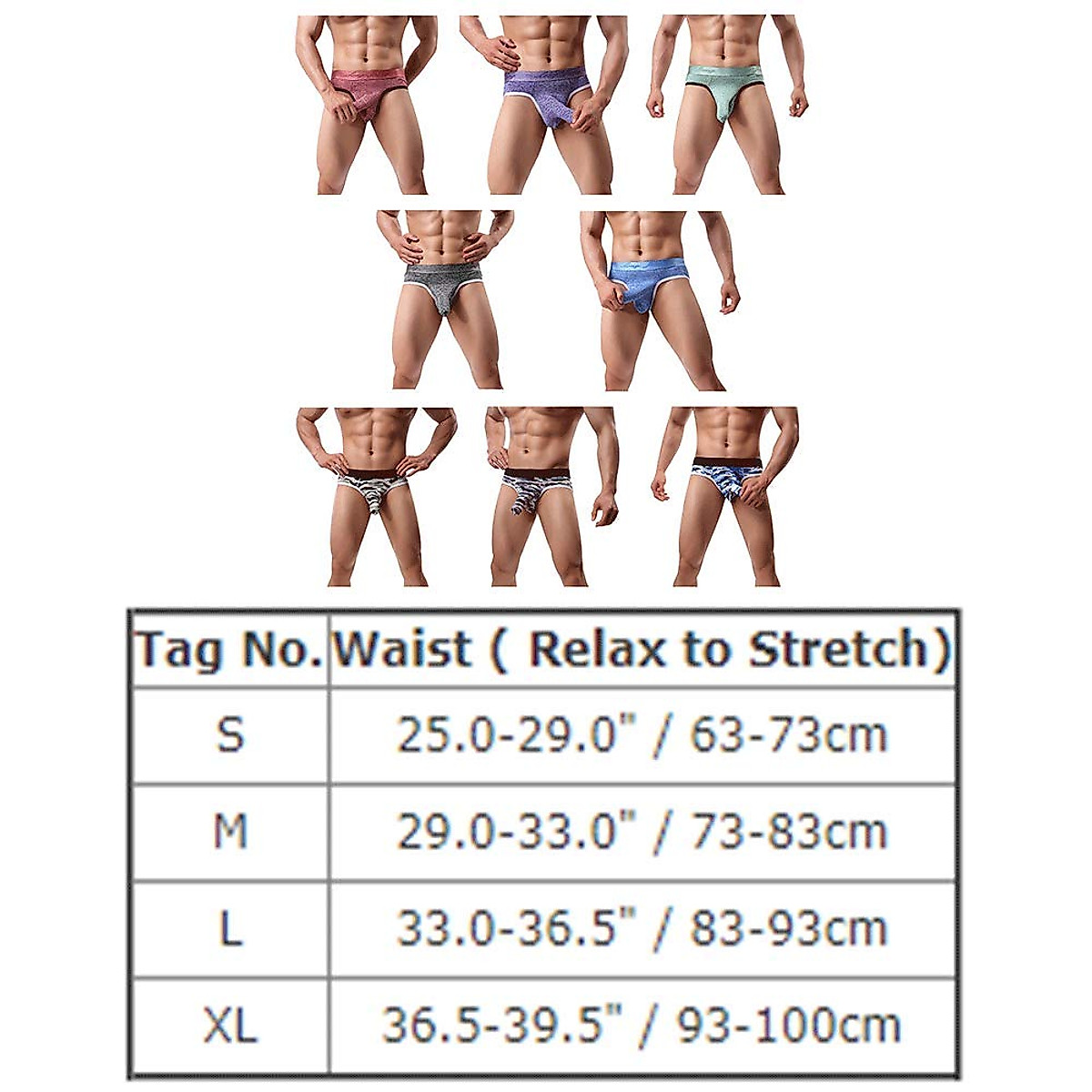 FYMNSI Mens Bulge Ball Pouch Underwear Sexy Boxer Briefs Underpants Bikini Shorts Trunks Thong Knickers Underpants Shorts Green XL