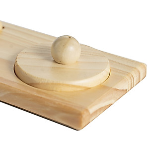 Handreamy Organic Geometric Wooden Puzzles Toys with Pattern Blocks & Boards | Educational Shape Recognition for Toddlers | Preschool Learning Activities for Kids Ages 3+