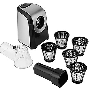 Electric Vegetable Graters Professional Salad Maker, Electric Slicer Shredder Graters for Kitchen, Gratersr/Chopper/Salad ,Electric Salad machine for Vegetables Carrot Cheese Black