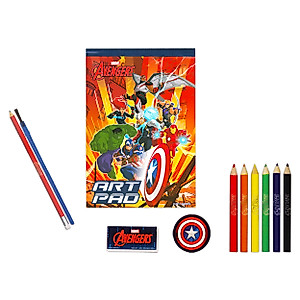 Marvel Avengers Craft Set for Kids - Ultimate Superhero Arts and Crafts Bundle with Activity Book, Coloring Pads, Stickers, and More (Superhero Activity Set)