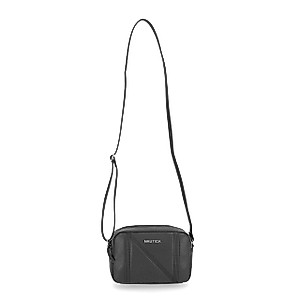 Nautica womens Nautica Candid Camera Adjustable Crossbody, Sand/Magenta, One Size