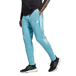 adidas Men's Tiro Pants, Preloved Blue/White, Large