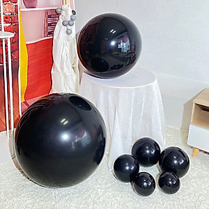 Black Balloon Arch Kit, Thickened 100Pcs Black Balloons Different Sizes 18/12/5 Inch for Birthday Party Graduation Bachelorette Anniversary Wedding Gender Reveal Baby Shower Decorations Supplies