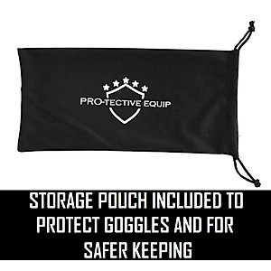 Protective Equip Safety Goggles Over Glasses - Lab Safety Goggles For Eye Protection - Scratch Resistant Clear Safety Goggles Anti Fog-for Men & Women(large)